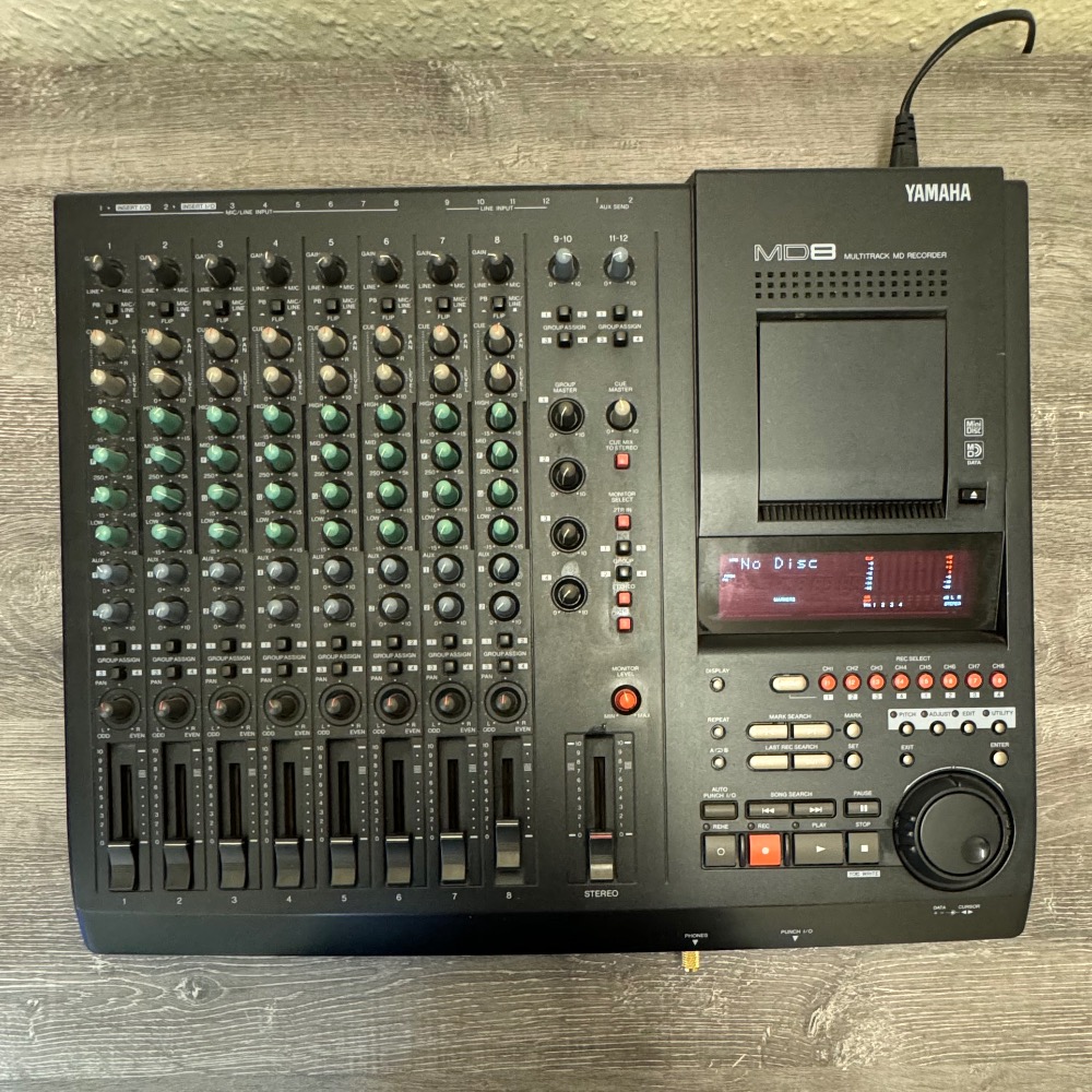 Used YAMAHA MD8 MULTITRACK MINI DISC RECORDER - Own4Less